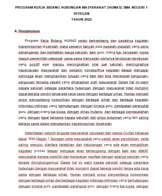 HUMAS | SMA Negeri 1 Seyegan